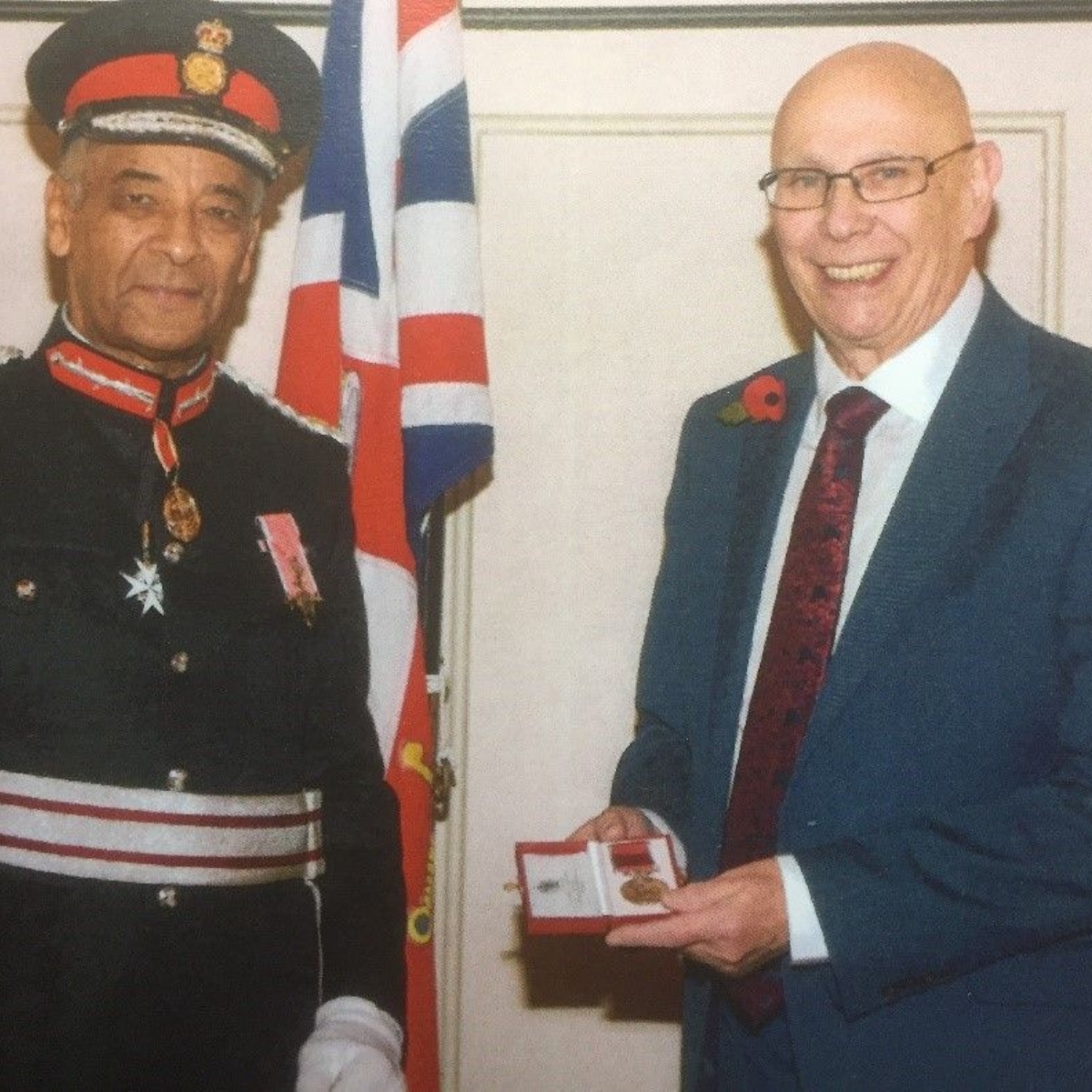 Maria Fidelis Catholic School FCJ - Ernie awarded for over 50 years service